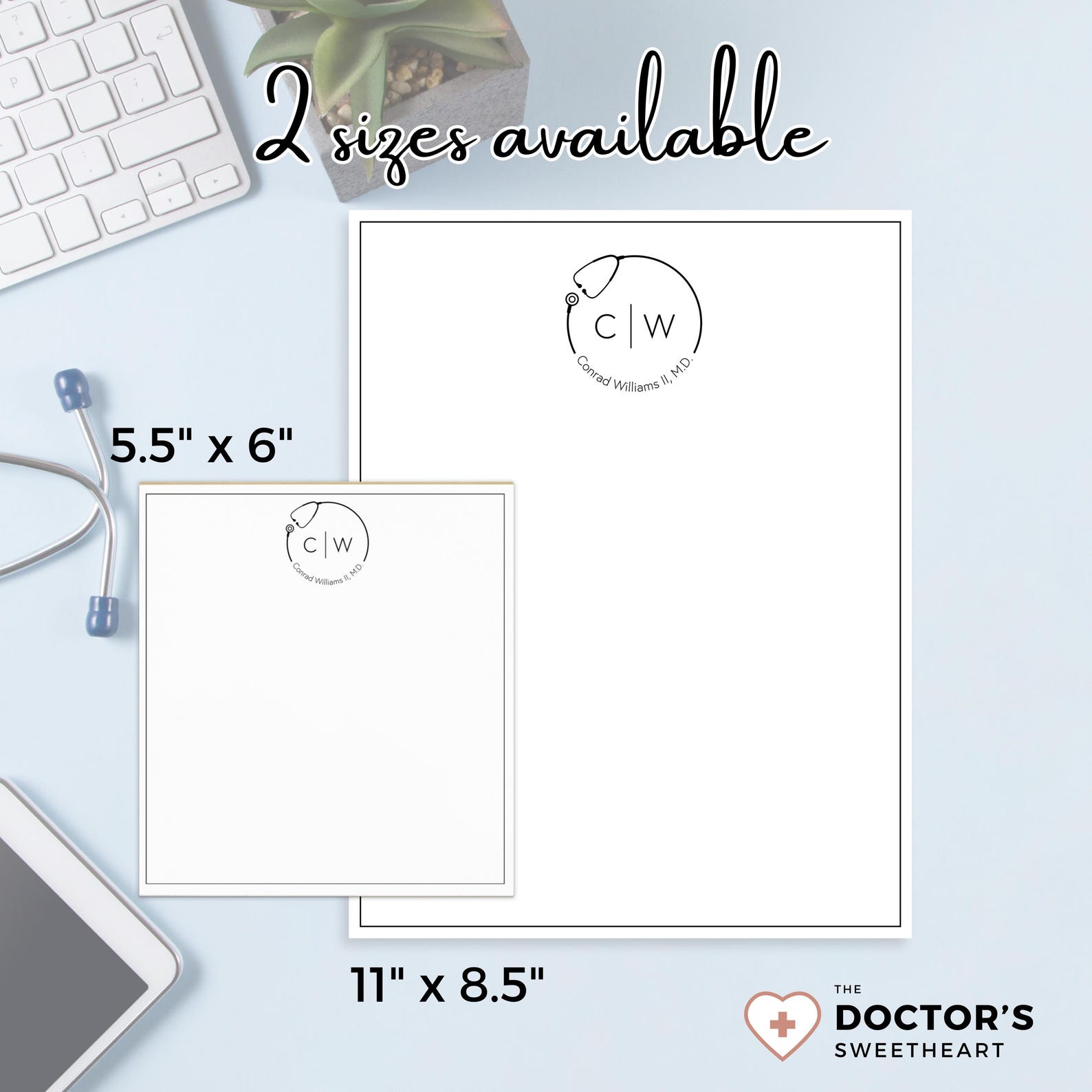 Personalized Doctor Notepad: Custom Medical Stationery, Med School Gift ...