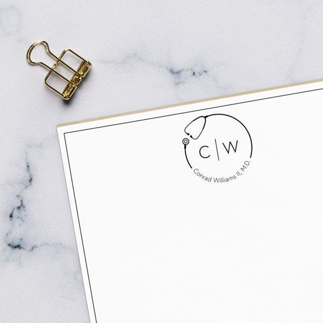 Custom Doctor Notepad, Notepad for Doctor, Personalized Gift for Doctor ...