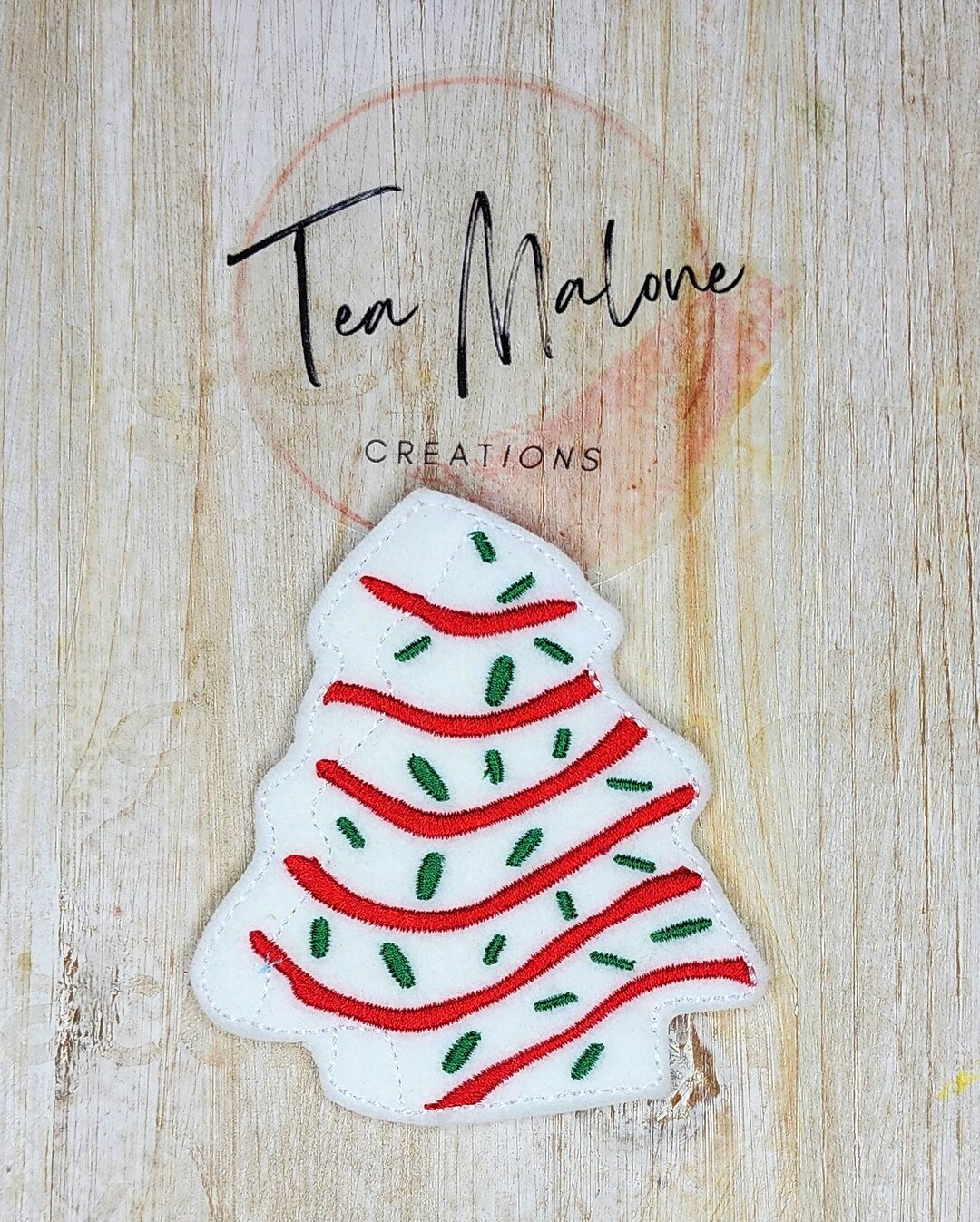 Christmas Cake Headband Slider Embroidery Design - Etsy