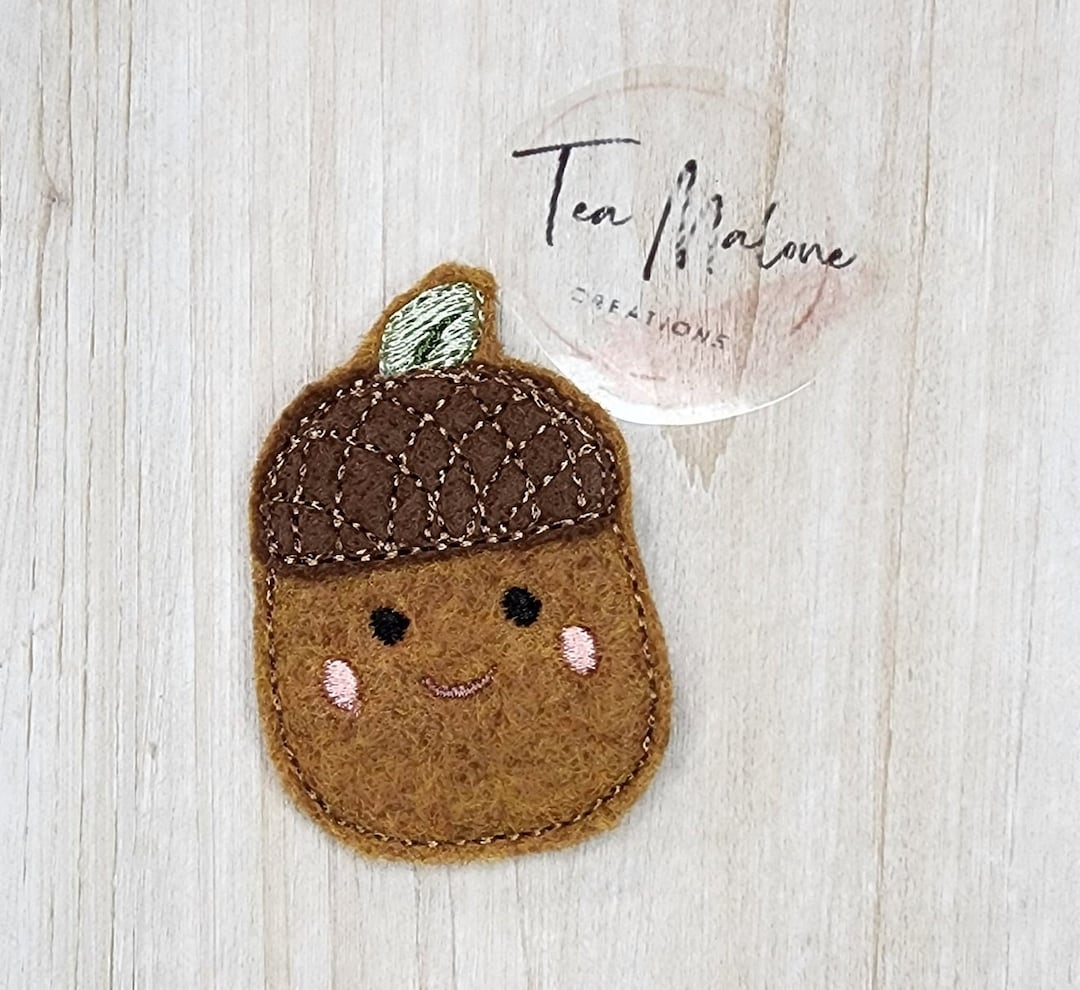 Squishy Acorn Embroidery Design - Etsy