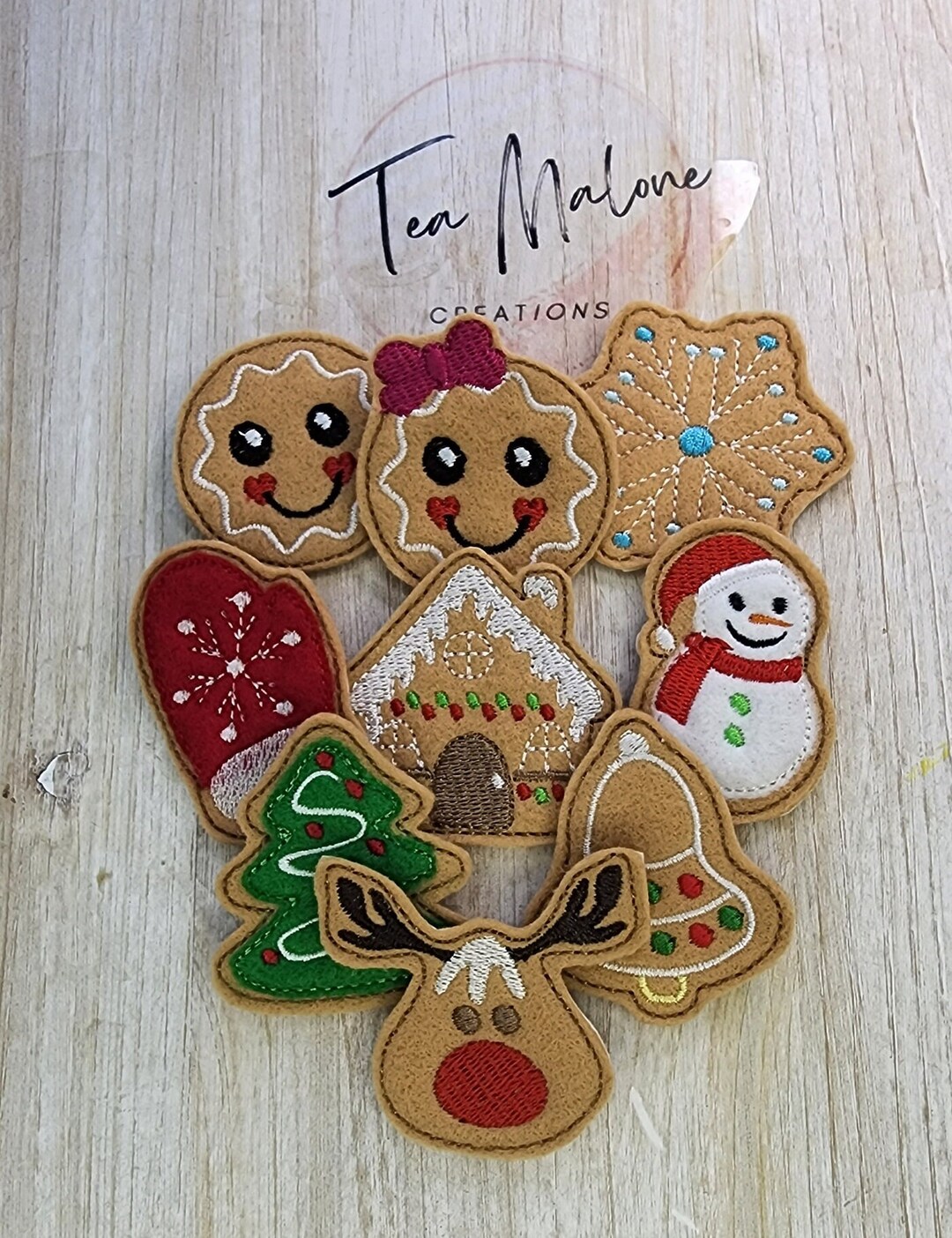 Christmas Cookie Set Embroidery Design - Etsy