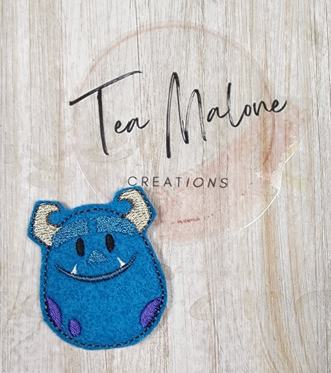 Blue Monster Feltie Embroidery Design - Etsy