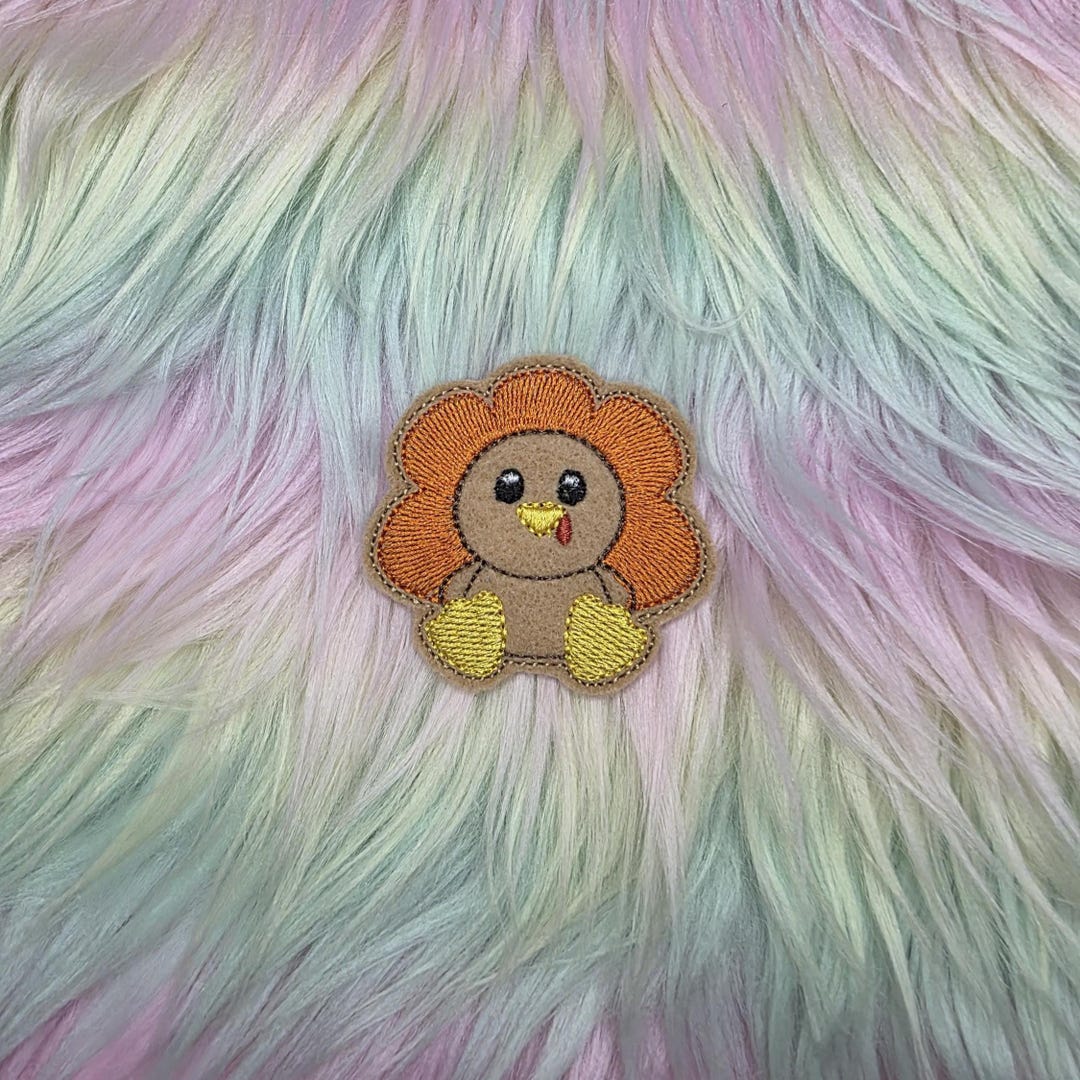 Chunky Turkey Feltie Embroidery Design - Etsy