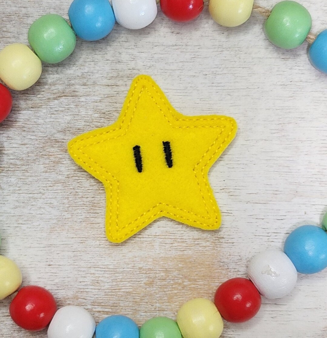 Power Star Feltie Embroidery Design - Etsy