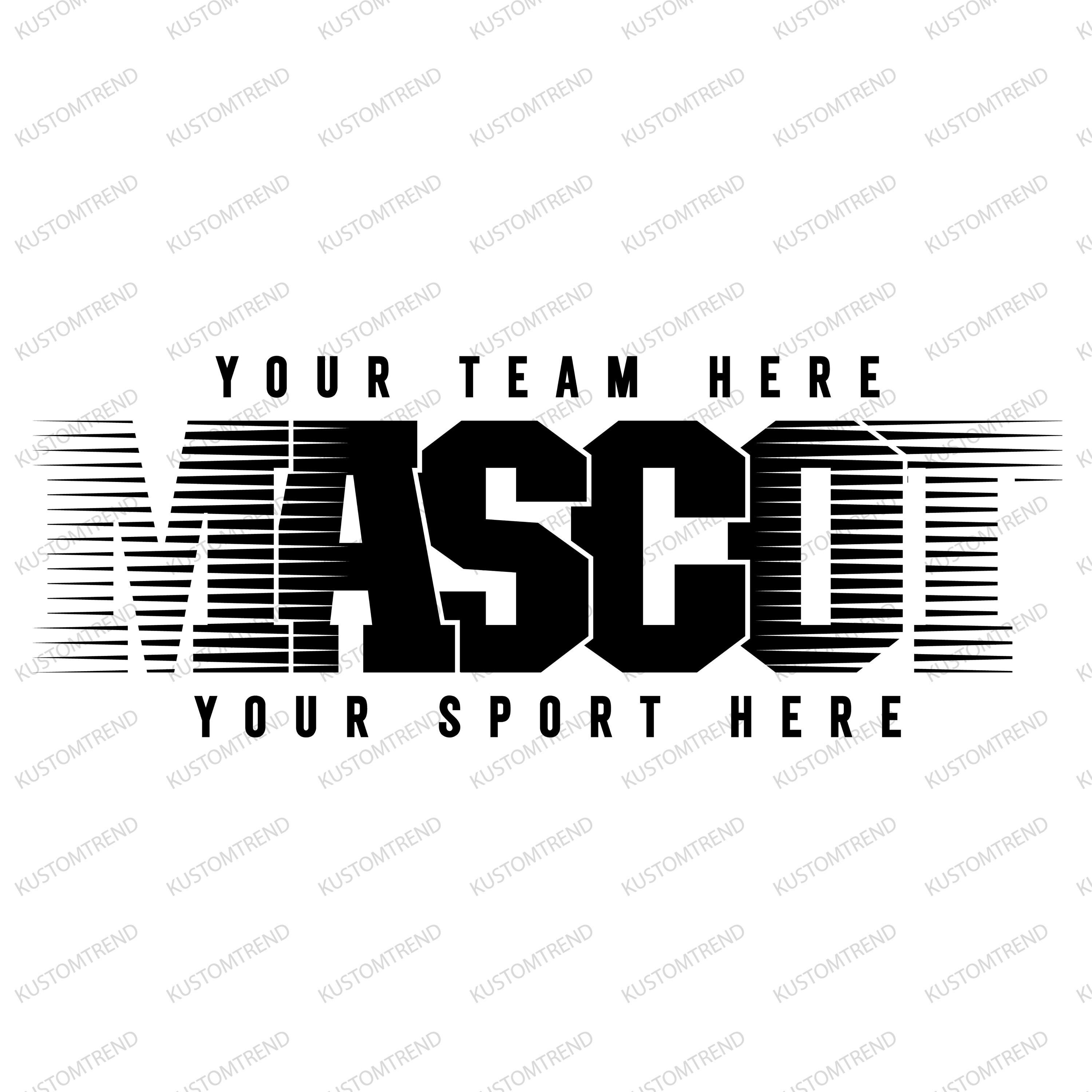 Custom Team Mascot SVG: School Spirit Cut File (digital Download) - Etsy