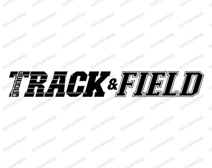Track and Field SVG, Track and Field SVG for Cricut, Track and Field ...