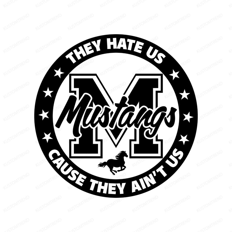 Mustangs Football Svg - Etsy