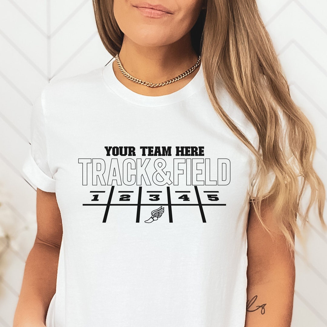 Custom Team Track and Field Shirt Svg Cricut Cut File, Your Team Sports ...