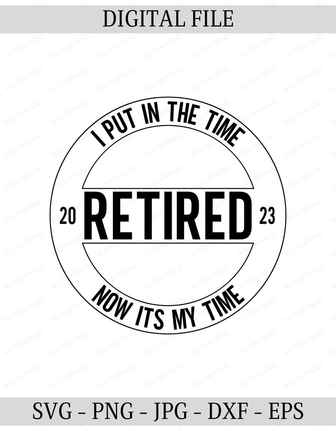Buy Retired 2023 Svg Instant Download Cricut File, Retirement Shirt Svg ...