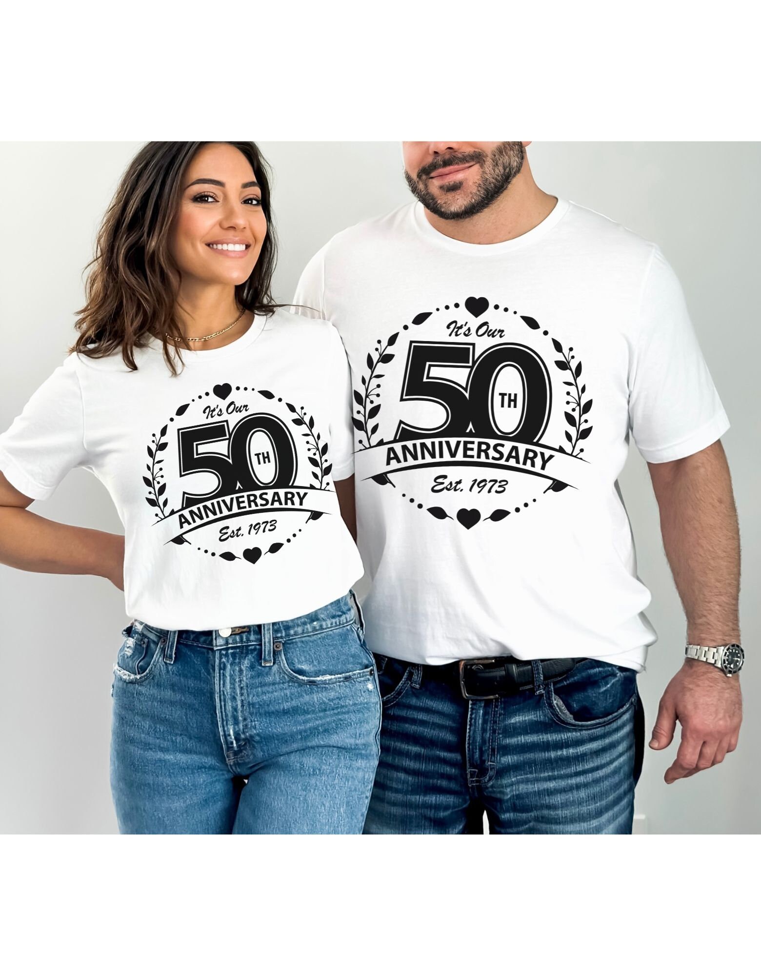 50th Wedding Anniversary Shirt Svg File for Cricut Golden - Etsy