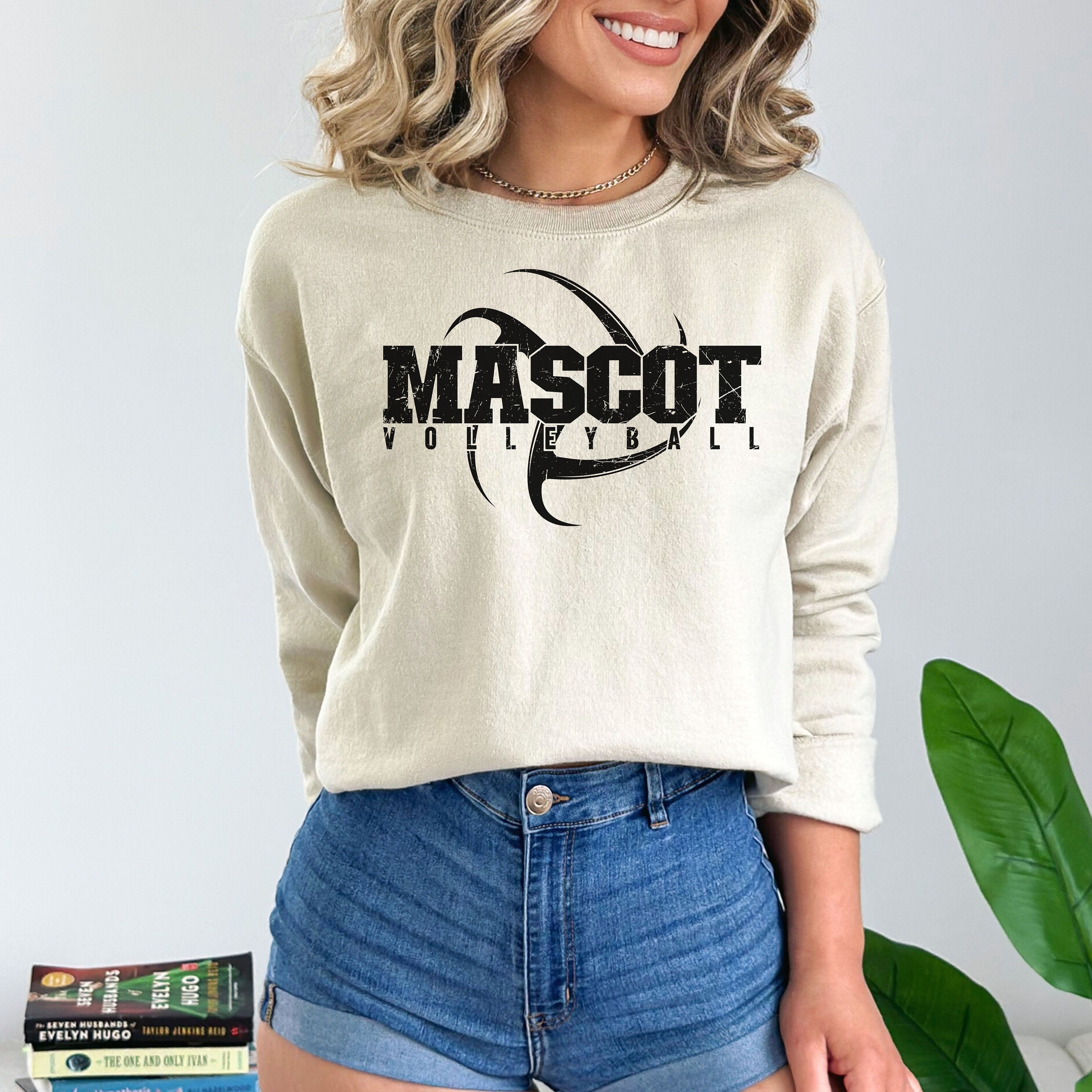 Volleyball Mascot SVG: Sports Cut File, Clipart (digital Download) - Etsy
