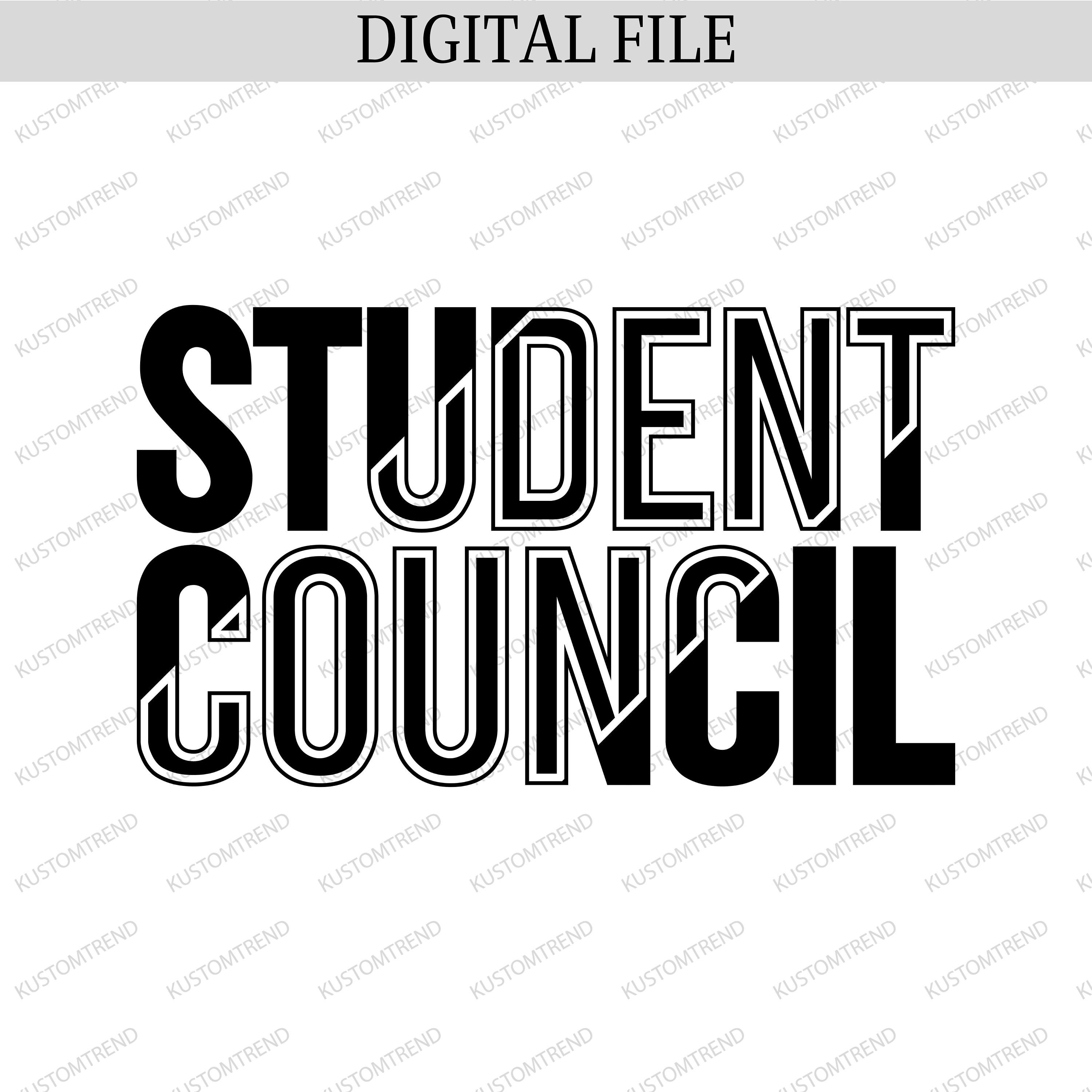 Student Council SVG: School Spirit Design (digital Download) - Etsy