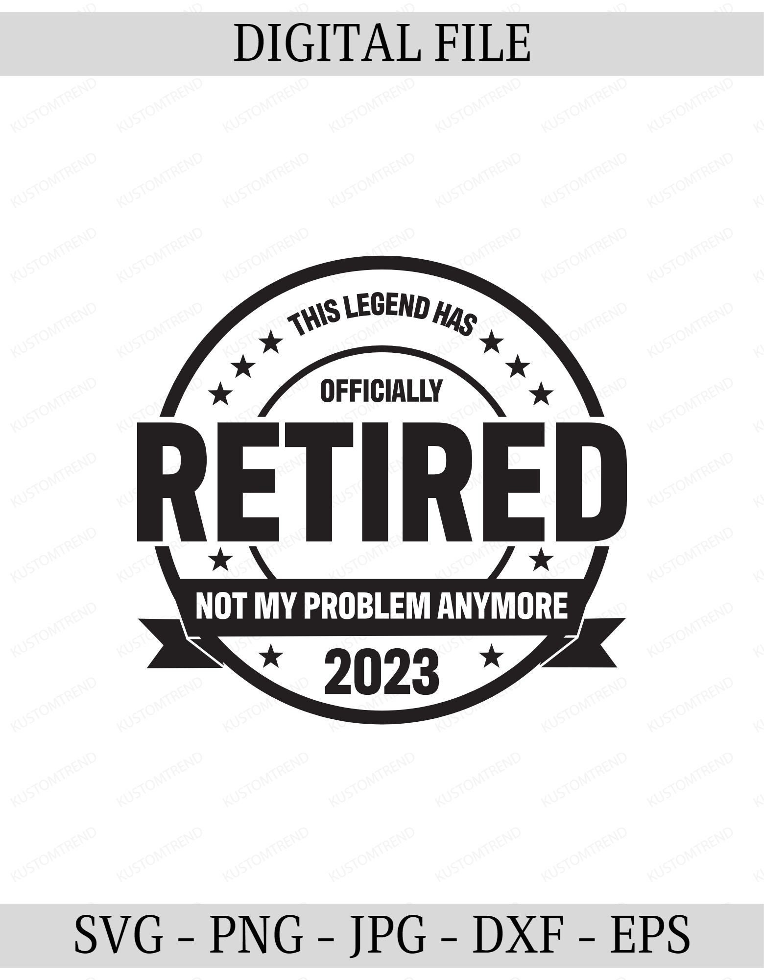 Officially Retired Svg Cricut & Silhouette Cut Files Retirement Gift ...