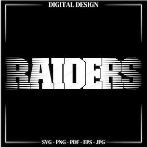 Raiders SVG Cut File: Mascot Vector (digital Download) - Etsy
