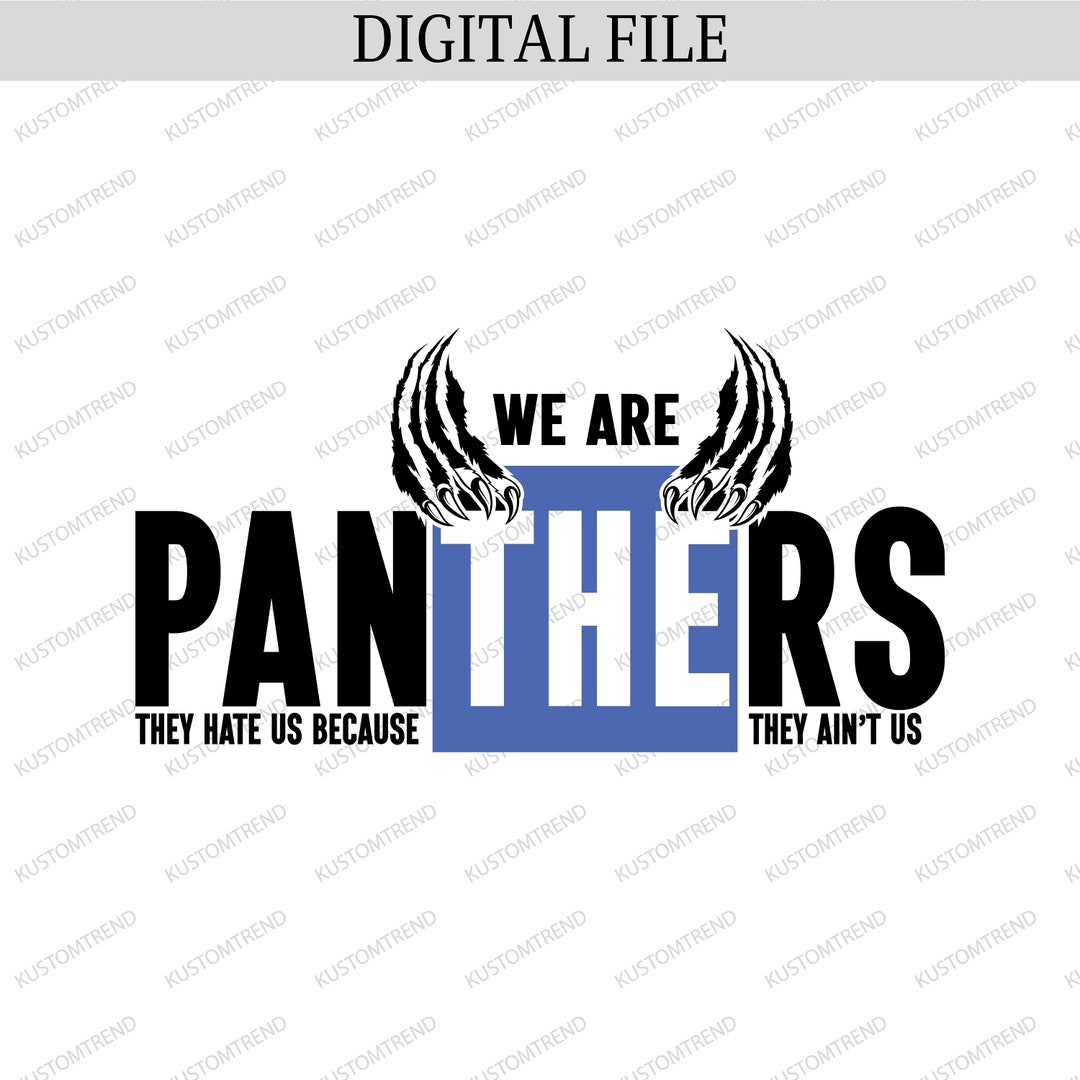 Panthers School Spirit Svg Cricut Cut File, Team Mascot Svg, Panthers ...