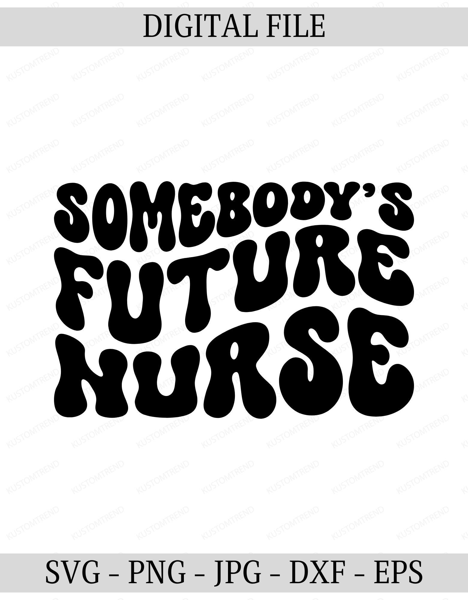 Future Nurse Svg Nurse in the Making Svg Files for Cricut - Etsy