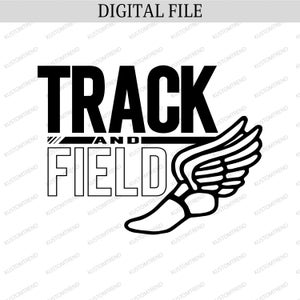 Track and Field SVG: School Team Cross Country Design (digital File) - Etsy
