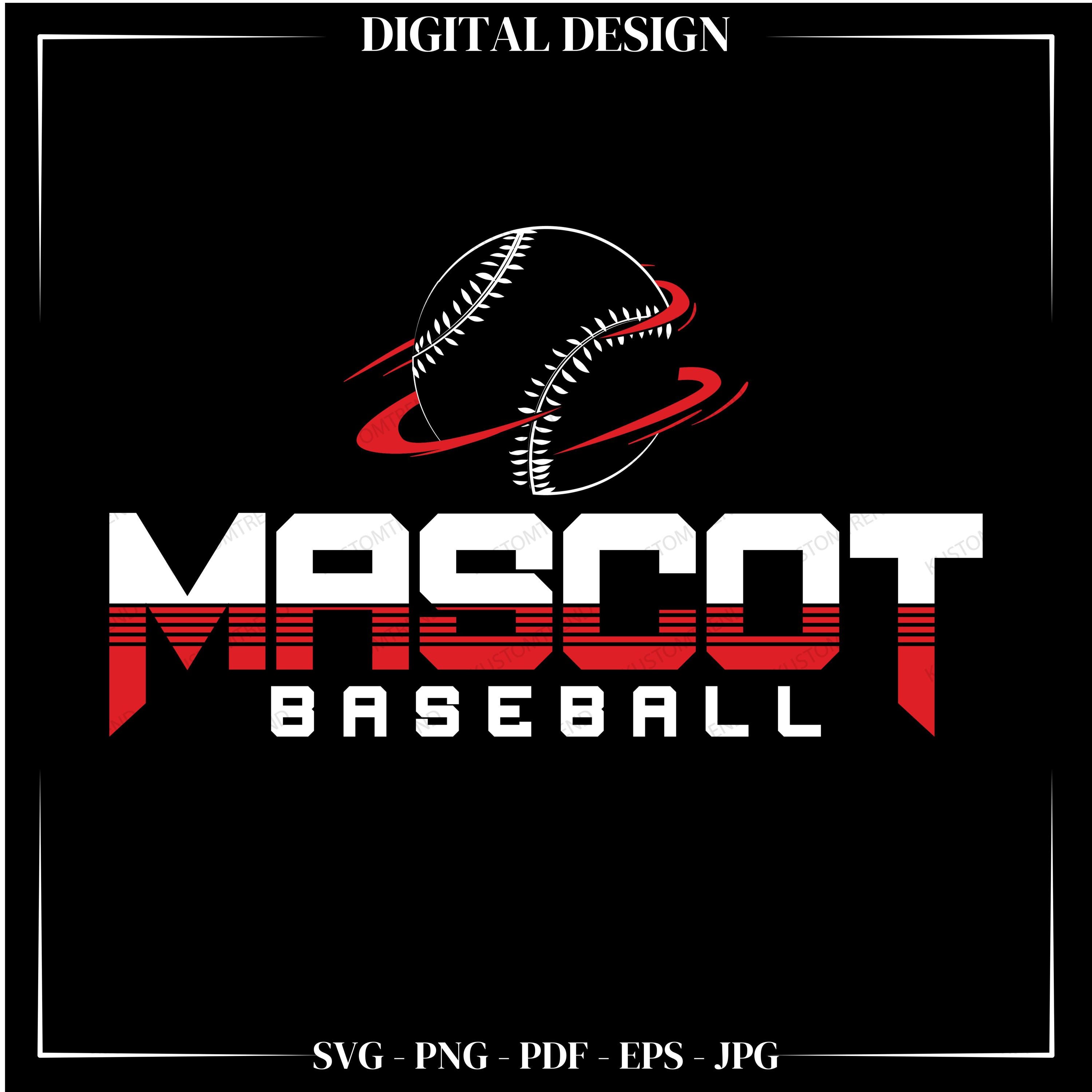 Baseball Mascot SVG: Custom Team Design (digital Download) - Etsy