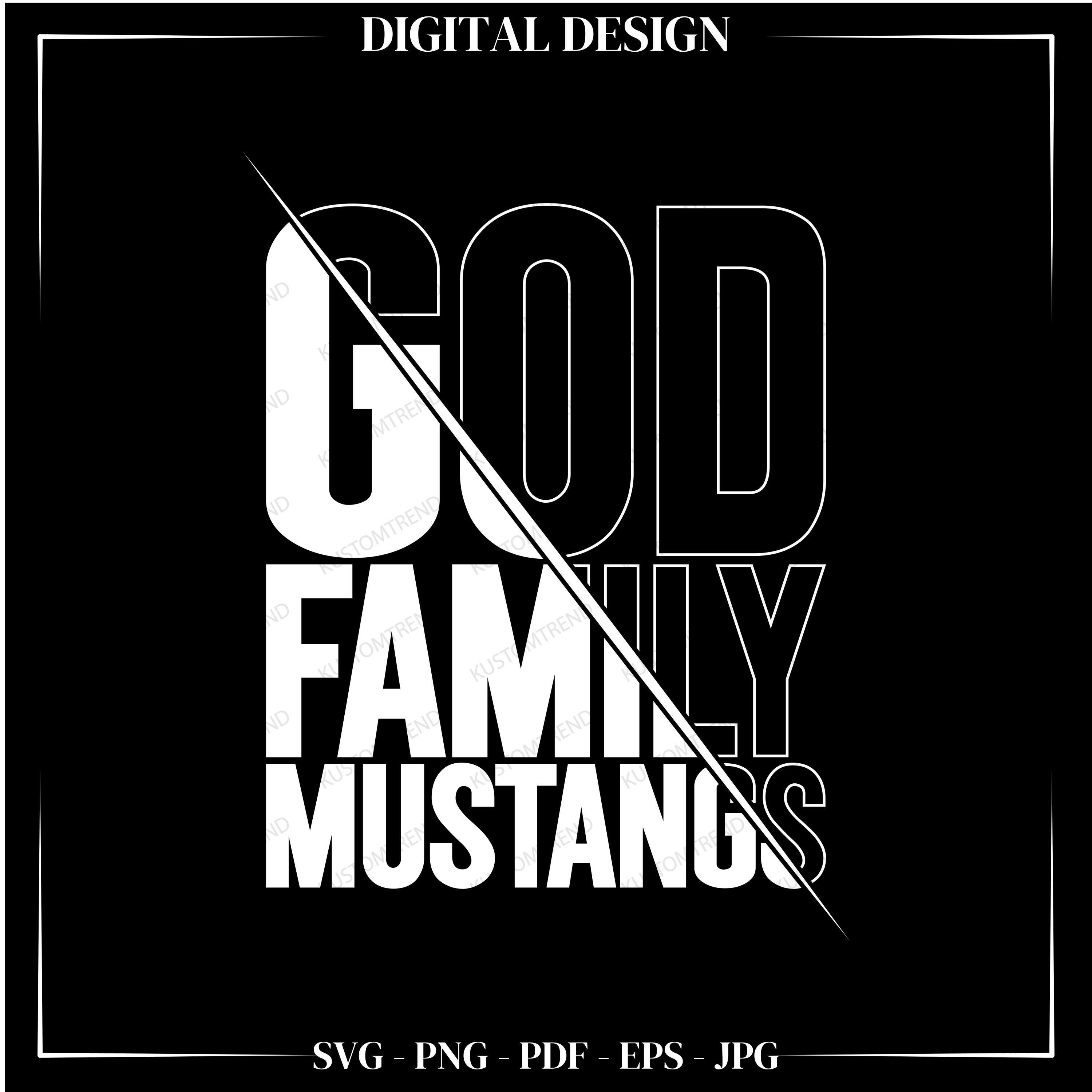 Mustangs Mascot SVG, School Spirit Cut File (digital Download) - Etsy