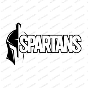 Spartans Team Logo SVG: Warrior Cut File (digital Download) - Etsy
