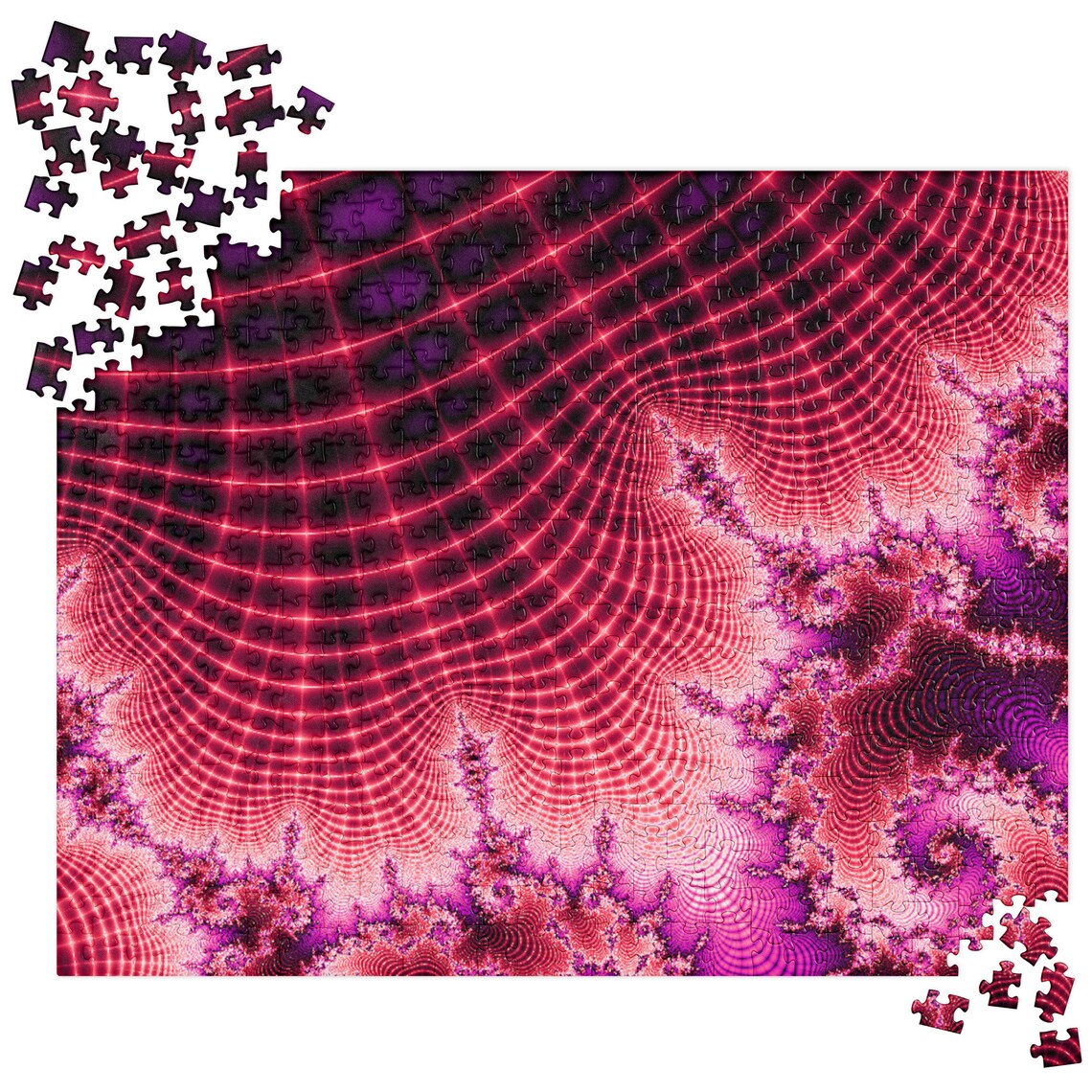 Psychedelic Art Jigsaw Puzzle: 520 Piece Mind Bender - Etsy