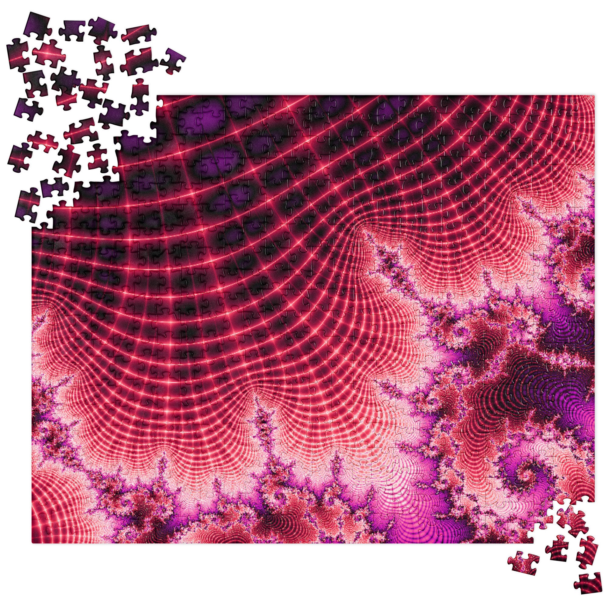 Psychedelic Art Jigsaw Puzzle: 520 Piece Mind Bender - Etsy