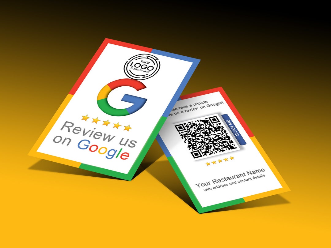 Google Review With QR Code - Etsy UK
