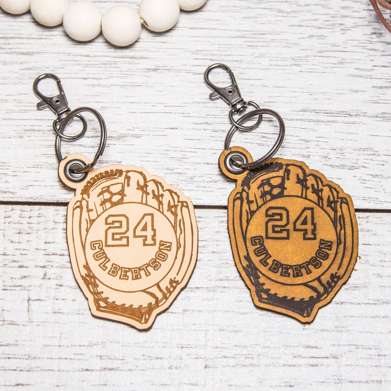 Baseball Keychain - Etsy