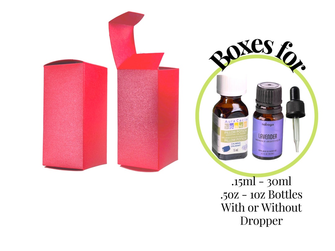1oz Product Box 1.5x1.5x3 Red Short 1oz Dropper Bottle - Etsy