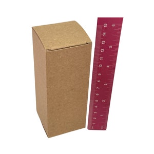 Kraft Boxes 2x2x5 Bottled Cosmetics, Essential Oils, Herbal Product ...