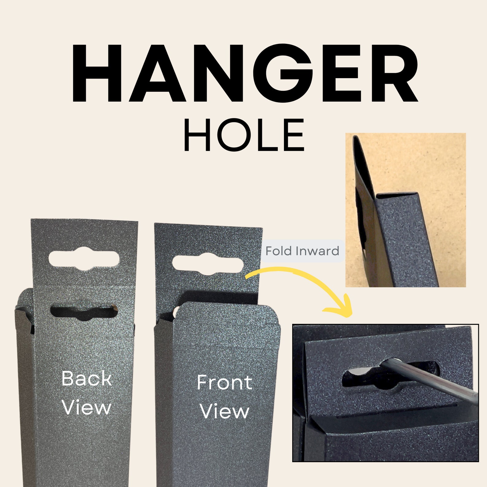 Kraft Incense Packaging Boxes With Hang Hole & Window - Etsy