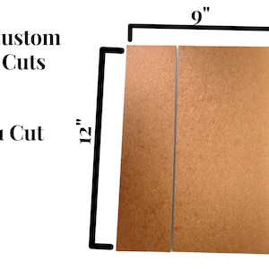 22pt 100% Recycled Kraft Sheets Chipboard 9 X 12, Custom Cut to Size ...