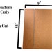 22pt 100% Recycled Kraft Sheets Chipboard 9 X 12, Custom Cut to Size ...