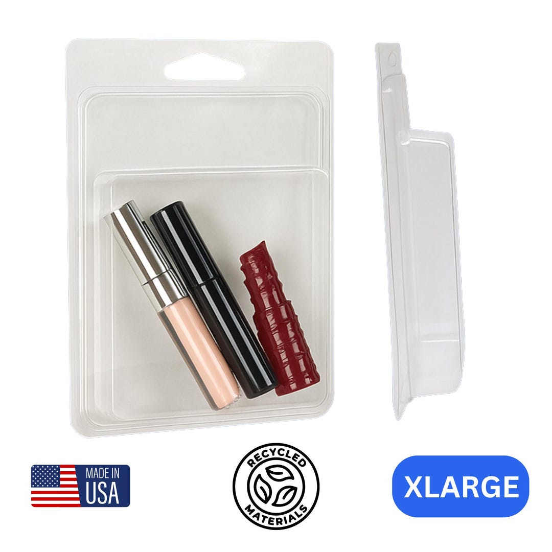 Plastic Clamshell Blister Packs X-large: Retail Display Packaging, Set ...