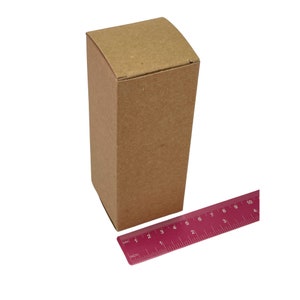 Kraft Boxes 2x2x5 Bottled Cosmetics, Essential Oils, Herbal Product ...