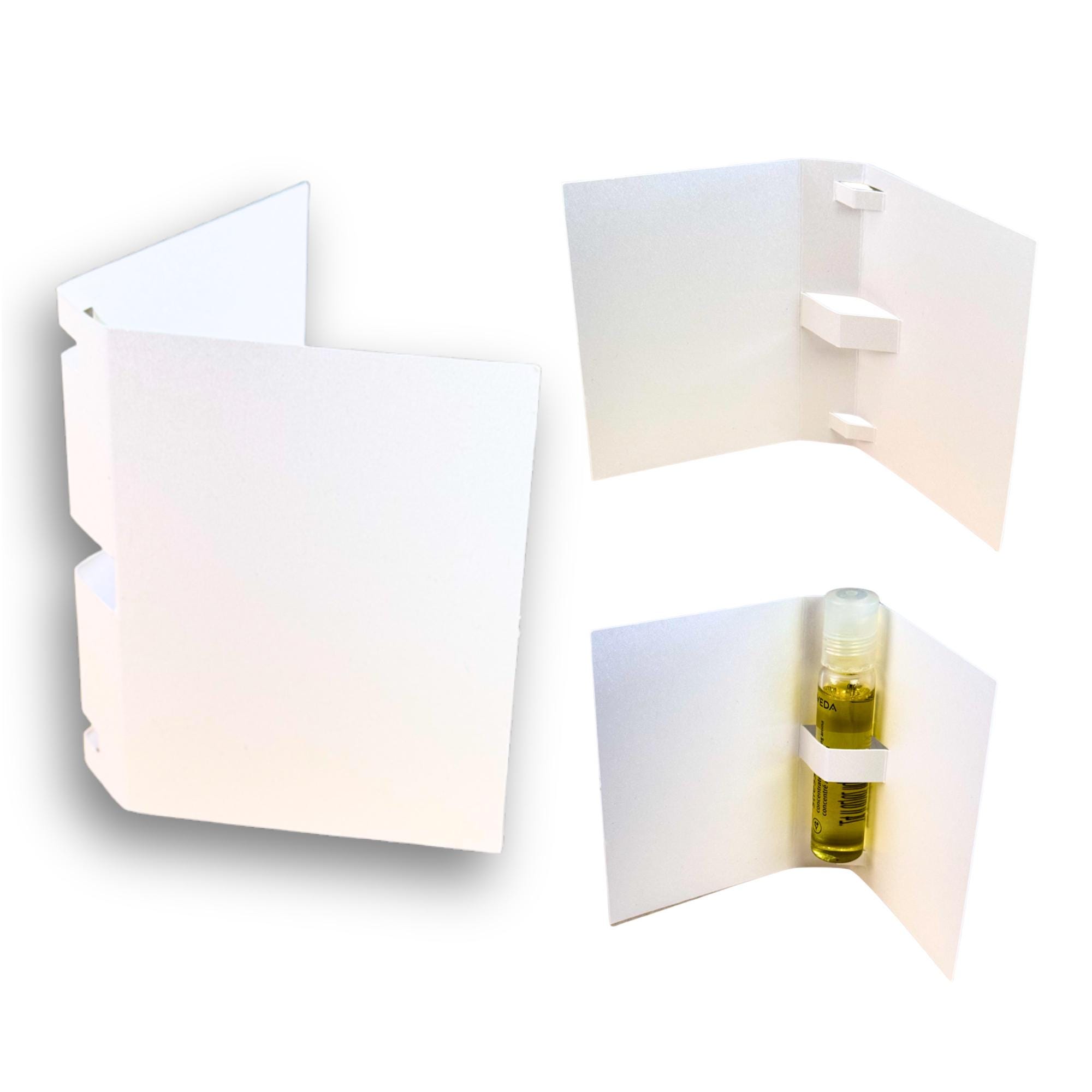 Perfume Sample Display Card: 5ml 10ml Vial Holder, Luxury Pearl Paper ...