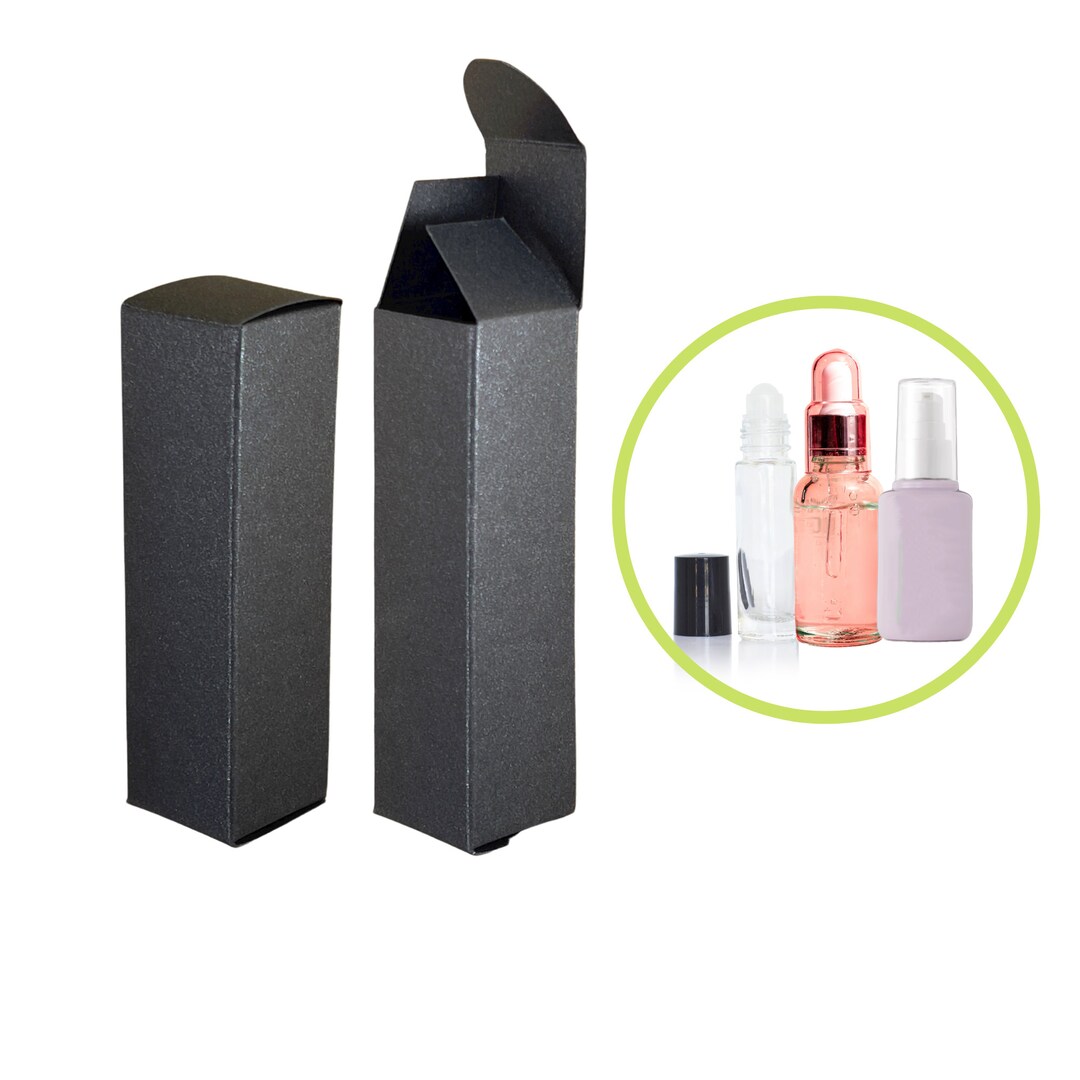 Black Pearl Roller Perfume Boxes: 6-10ml Essential Oil Packaging - Etsy