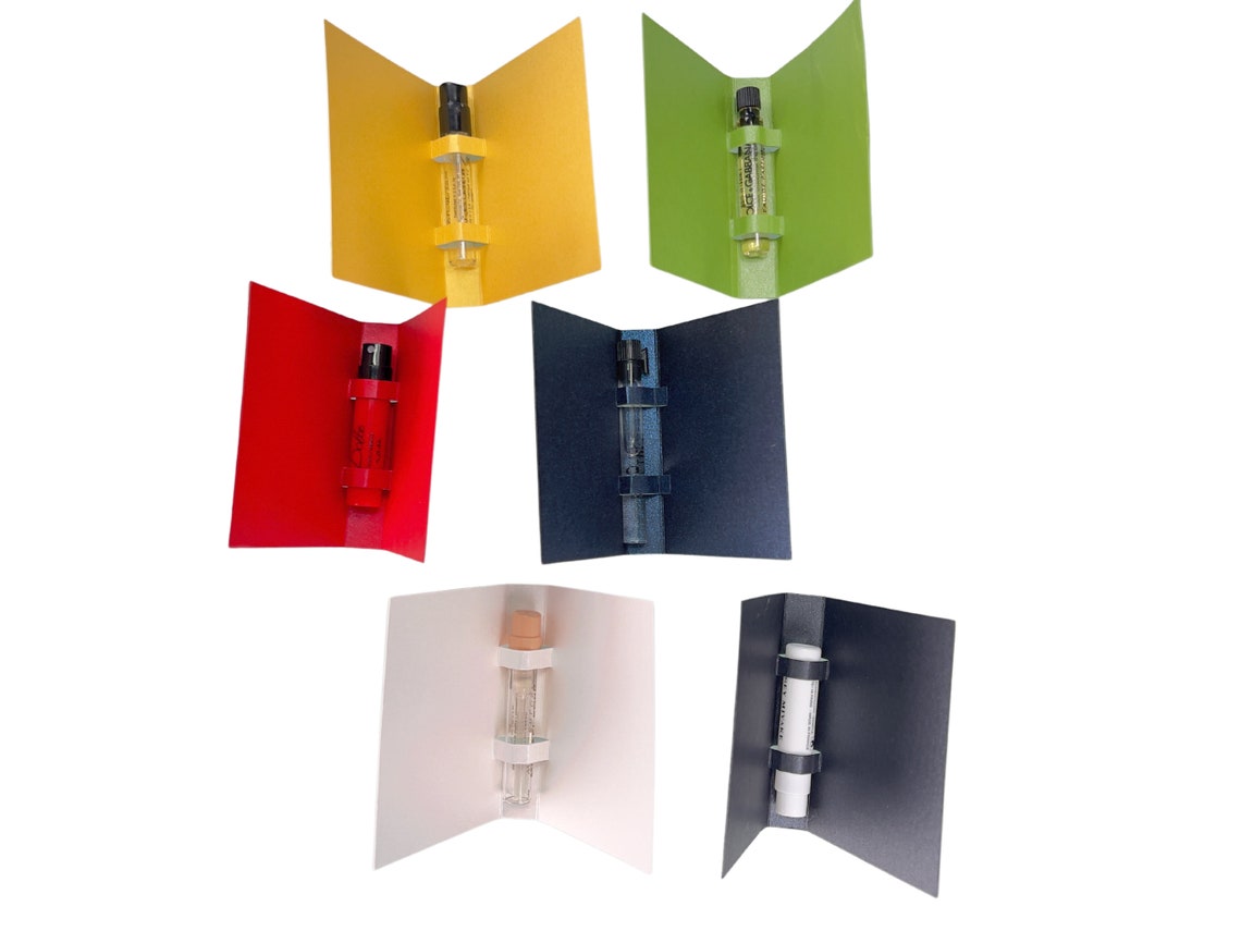 Sparkly Matte Perfume Vial Display Cards: Set of 50 - Etsy