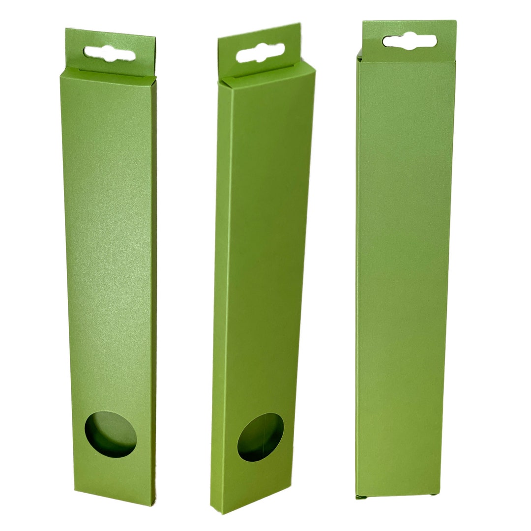 Packaging for Incense Sticks, Green Incense Boxes With Retail Hanger ...