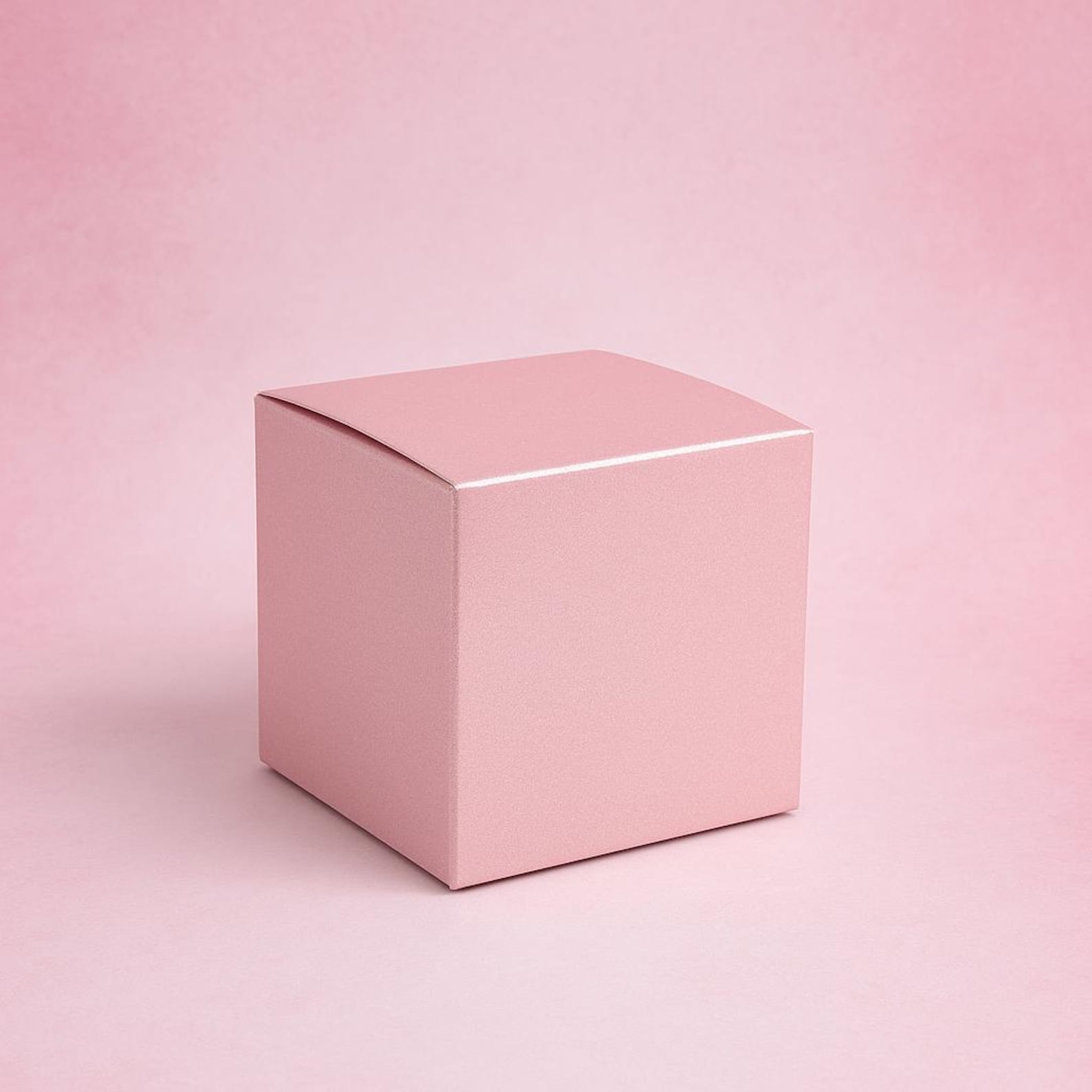 Pink Shimmer Boxes 3x3x3", Elegant Gift Packaging Box, Set of 10 Boxes ...