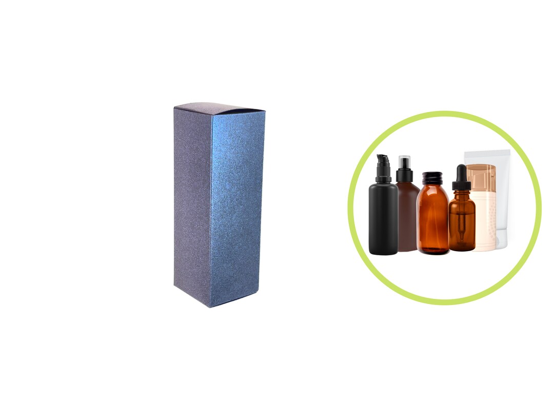 1oz Bottle Boxes 1.5x1.5x5.125 Plain Blanks Navy Product - Etsy