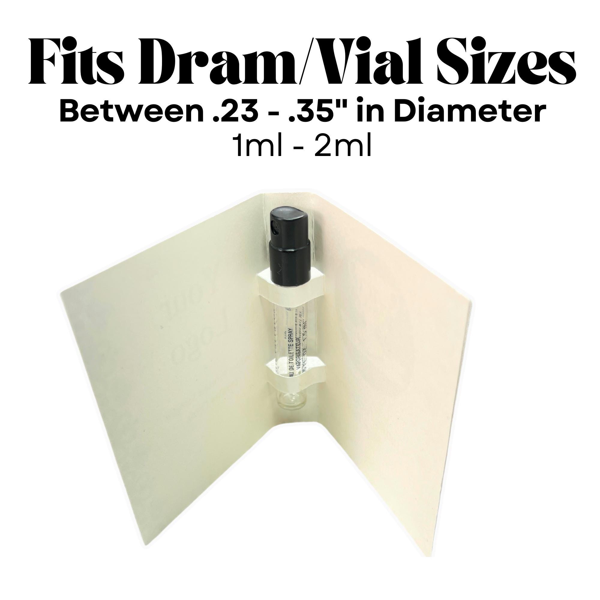 Perfume Vial Display Cards: 1ml-2ml Sample Presentation, Set of 100 - Etsy