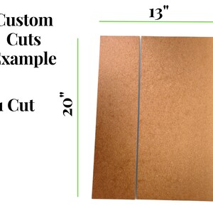 18pt 100% Recycled Kraft Sheets Bending Chipboard 13 X 20, Custom Cut ...