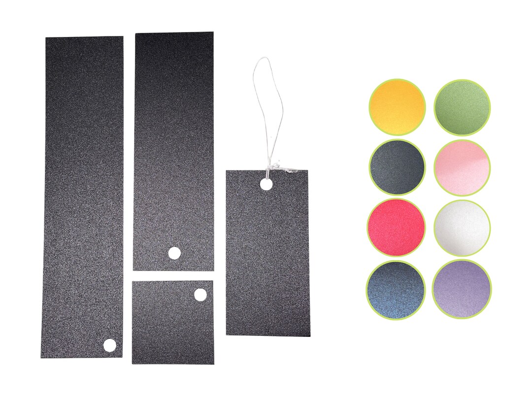 Colorful Gift Hang Tags With Elastic String: DIY Product Labels - Set ...