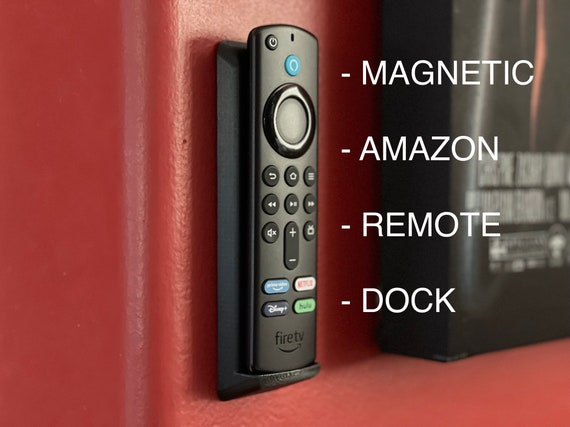 Magnetic Amazon Fire TV Remote Holder Wall Mount Etsy