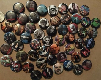 Horror Buttons - Etsy