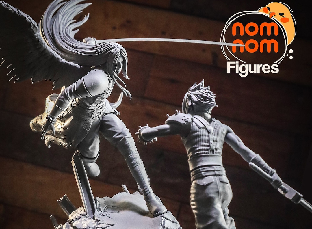 Diorama Sephiroth vs Cloud - FFVII - Kit impreso en 3D sin pintar ni ensamblar (Nomnom) - Etsy ...