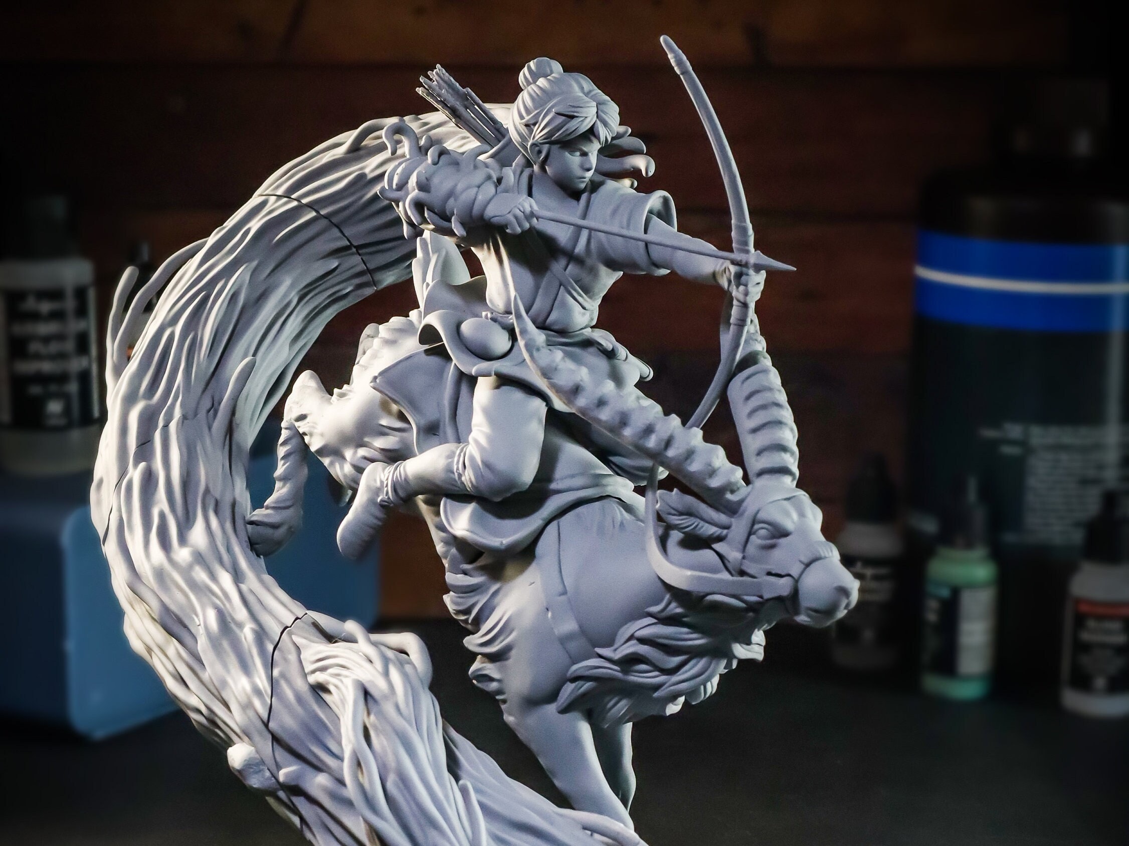 Ashitaka & Yakul (yakkuru) – Princess Mononoke | 3D Printed Resin ...