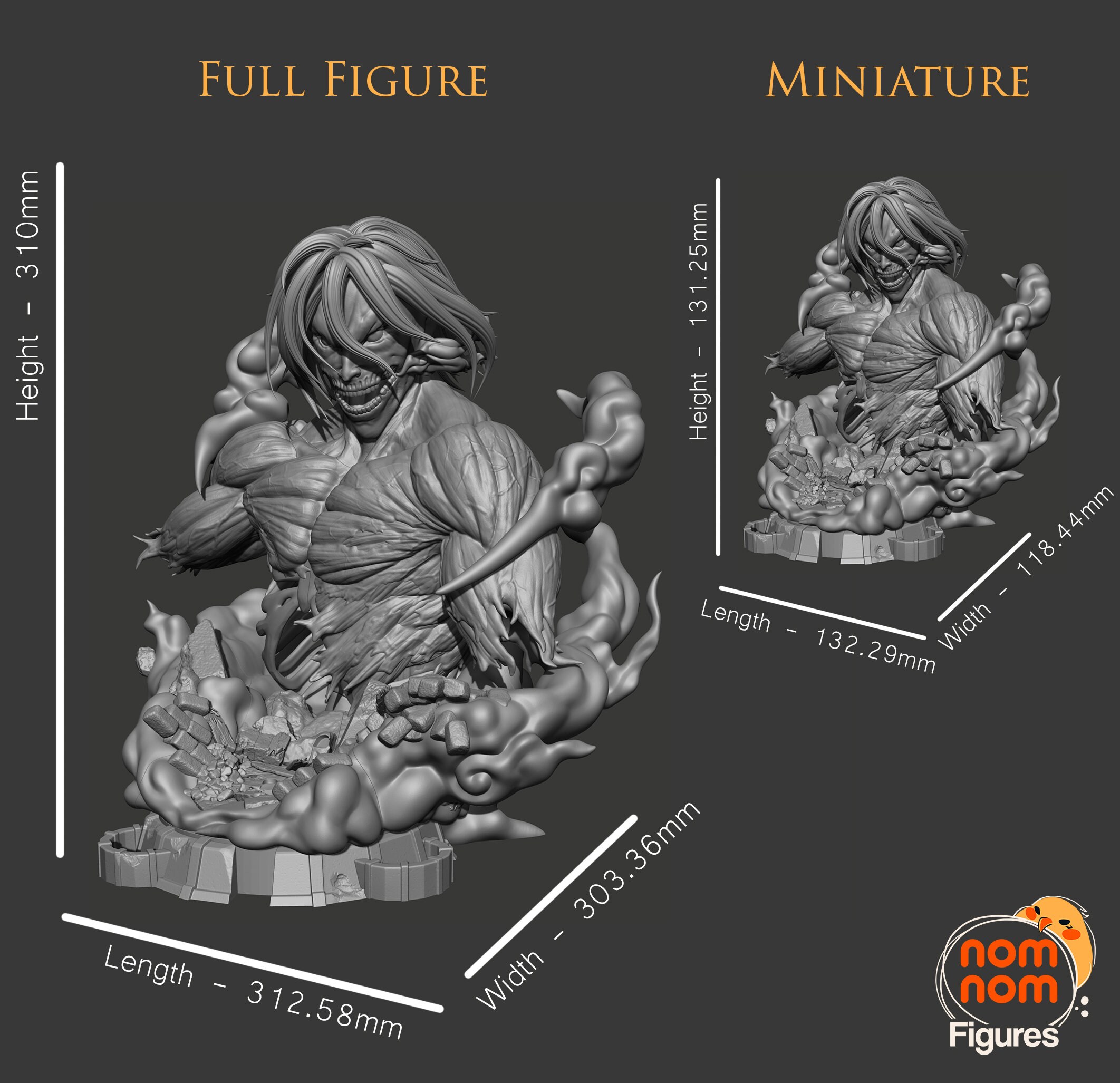 Eren Titan Base base Only Without Mikasa From Attack on Titans ...