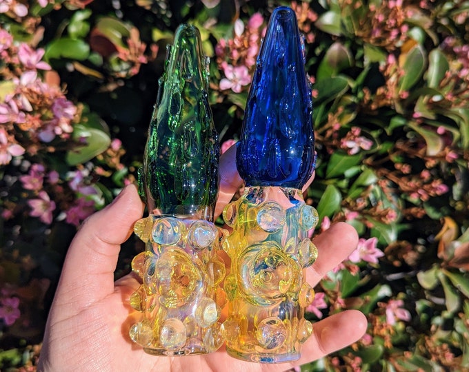 Mystery Glass Pipes Smoking Hand Pipe Glass Handmade Unique Bowl Small ...